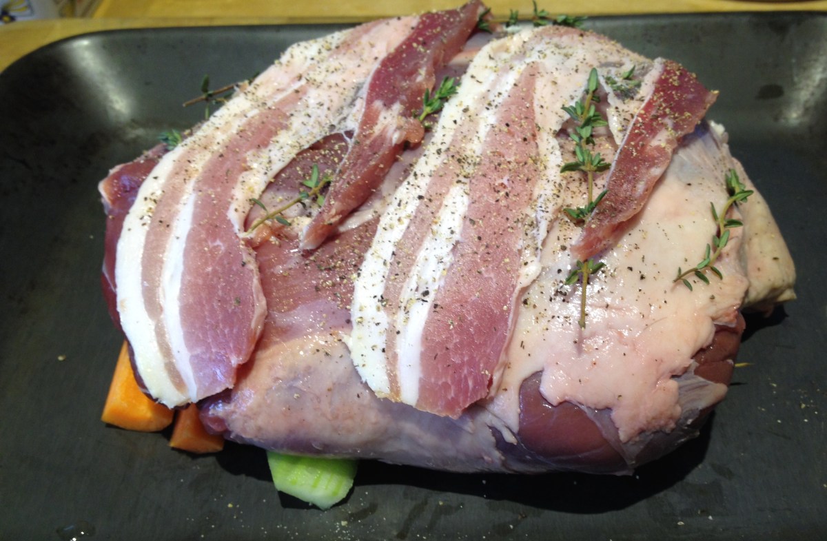 #EasterDining – roasted haunch of venison | Pigeon Cottage Kitchen