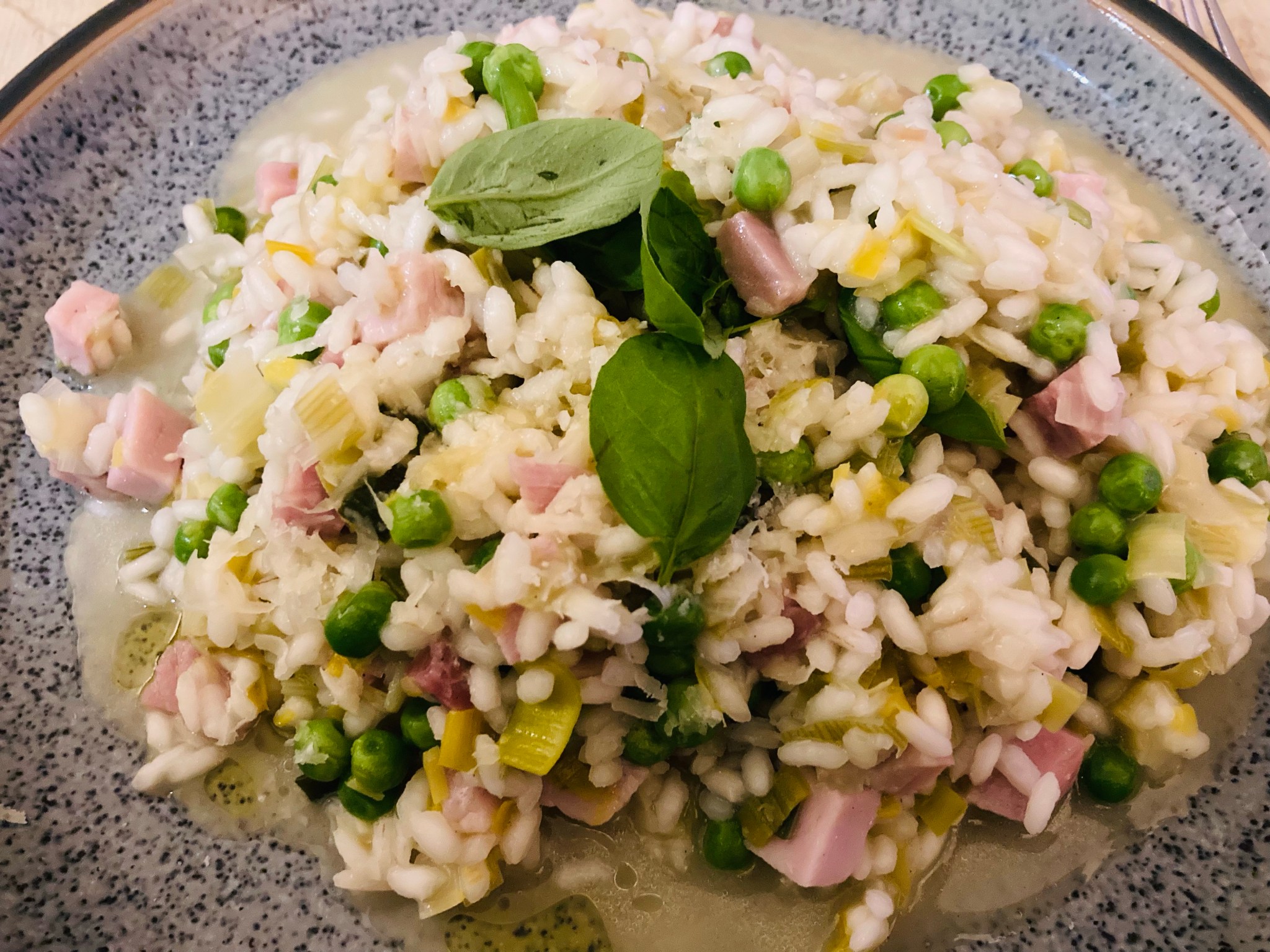Pea and ham risotto | Pigeon Cottage Kitchen