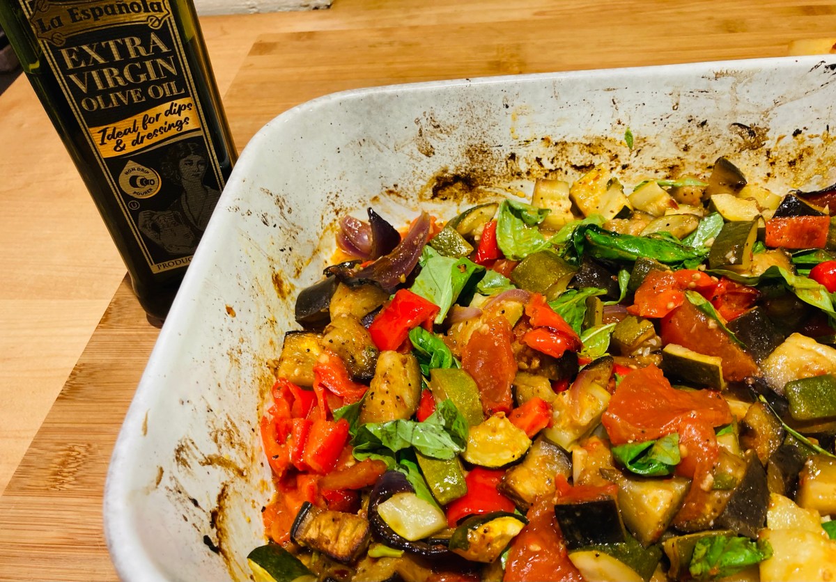 Oven-roasted ratatouille | Pigeon Cottage Kitchen