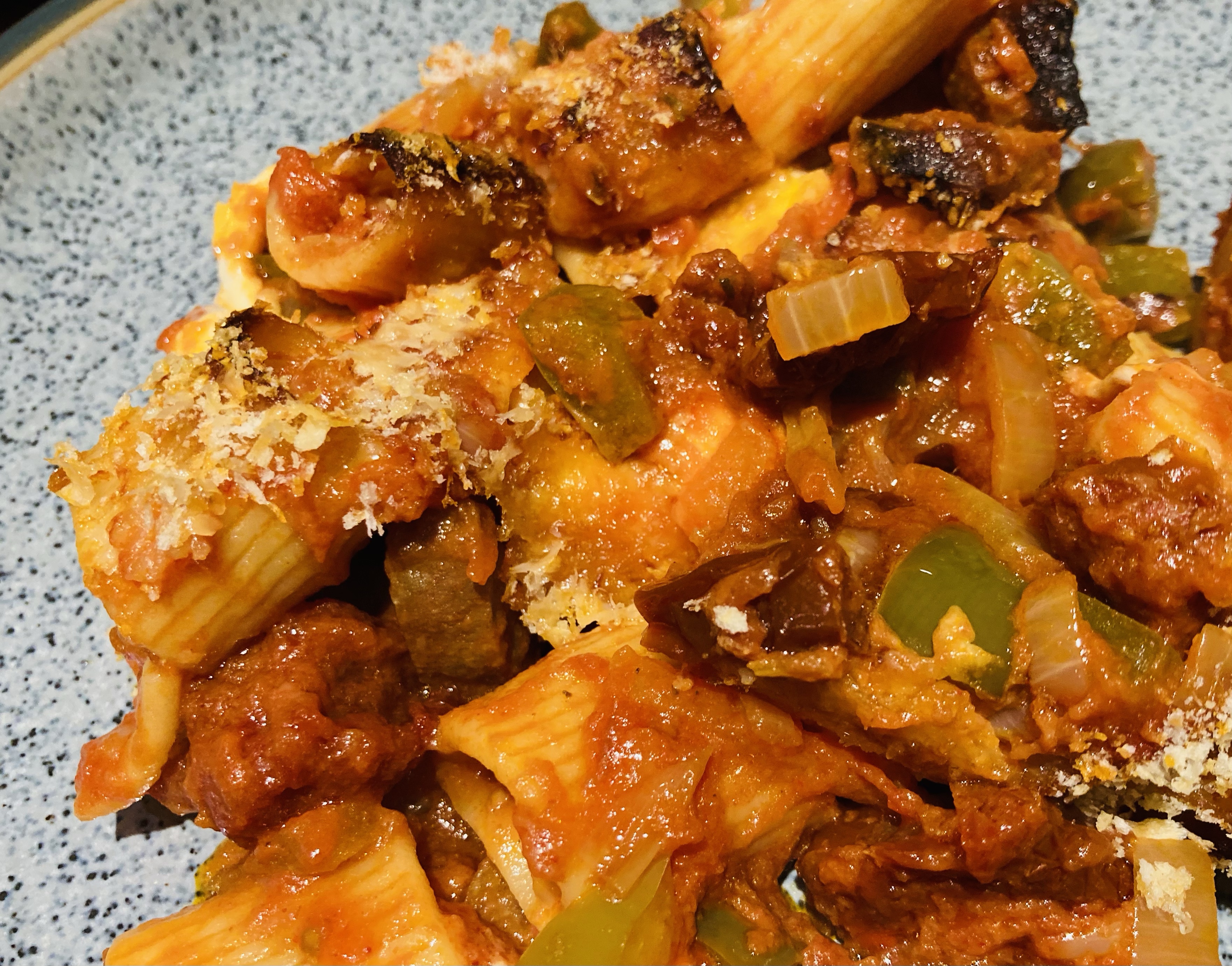 Rigatoni pasta bake – Pigeon Cottage Kitchen