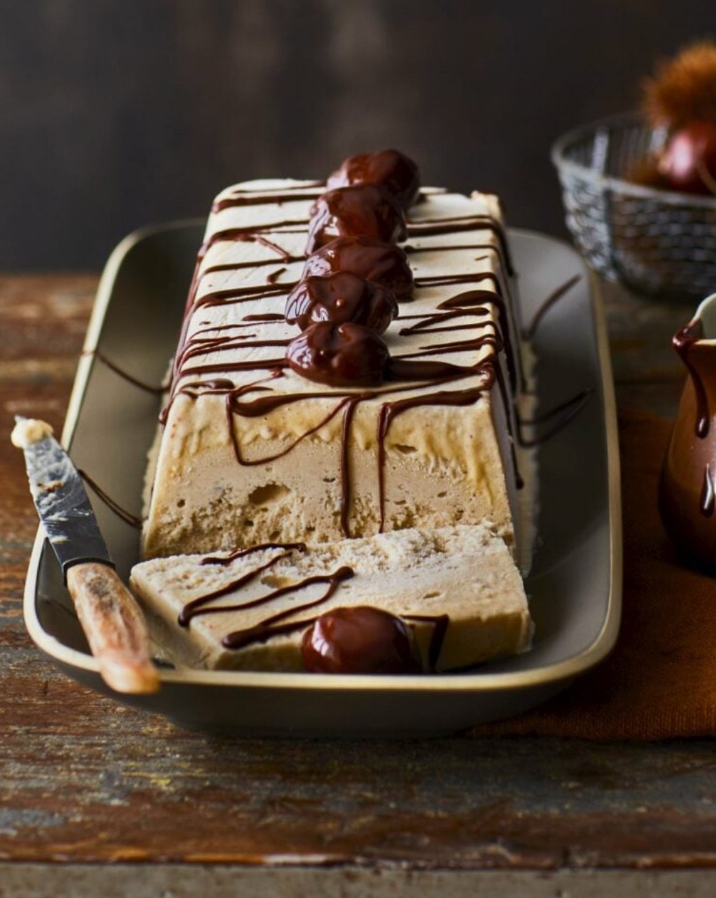 Festive Chestnut Parfait Recipe with Kahlua Sauce – Pigeon Cottage Kitchen