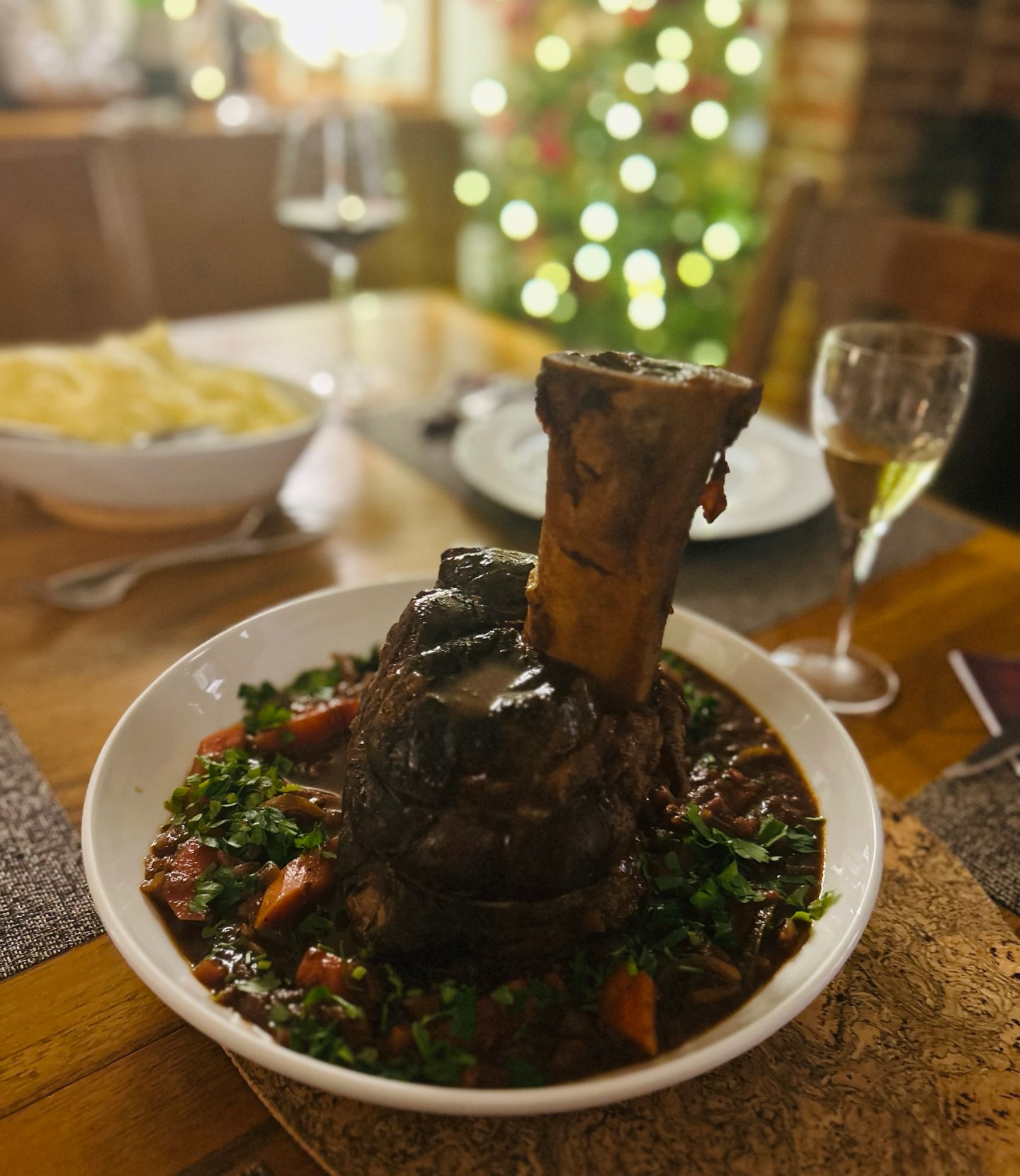 Thor’s Hammer beef shank braised in red wine – Pigeon Cottage Kitchen